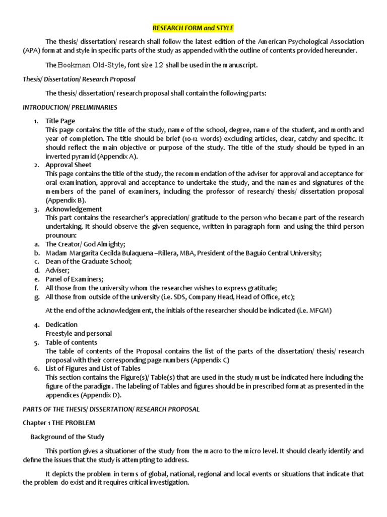 RESEARCH FORM and STYLE | PDF | Validity (Statistics) | Hypothesis