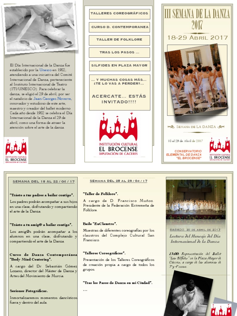 Triptico Folklore | PDF | Bailes | Teatro