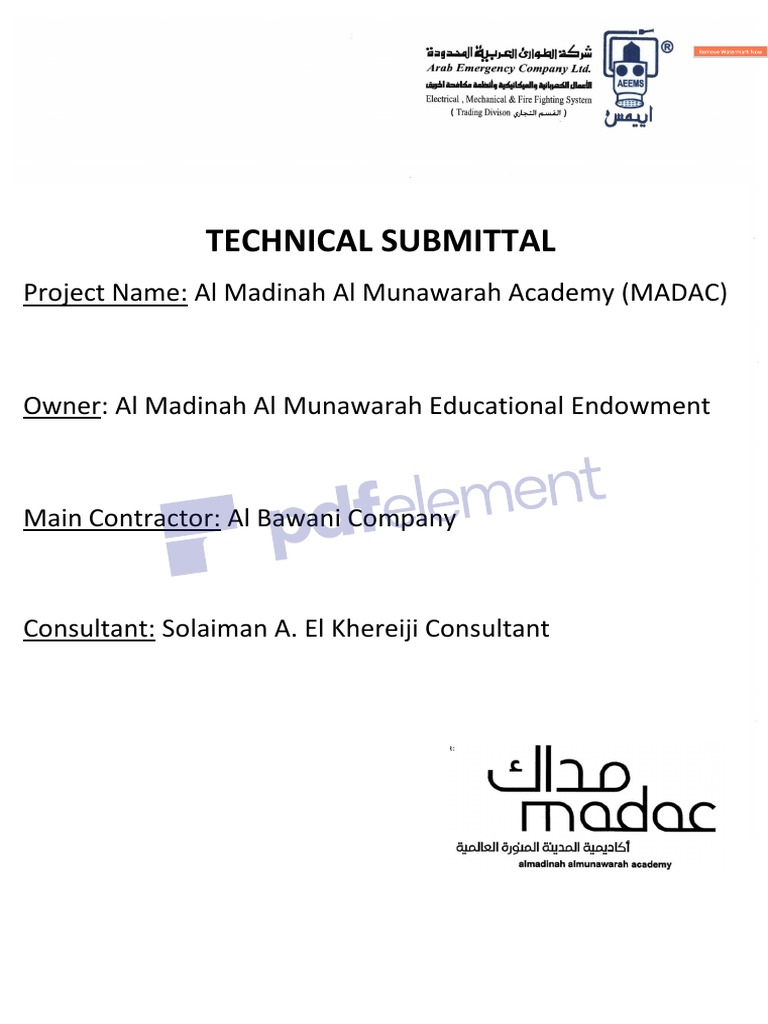 Technical Submittal | PDF