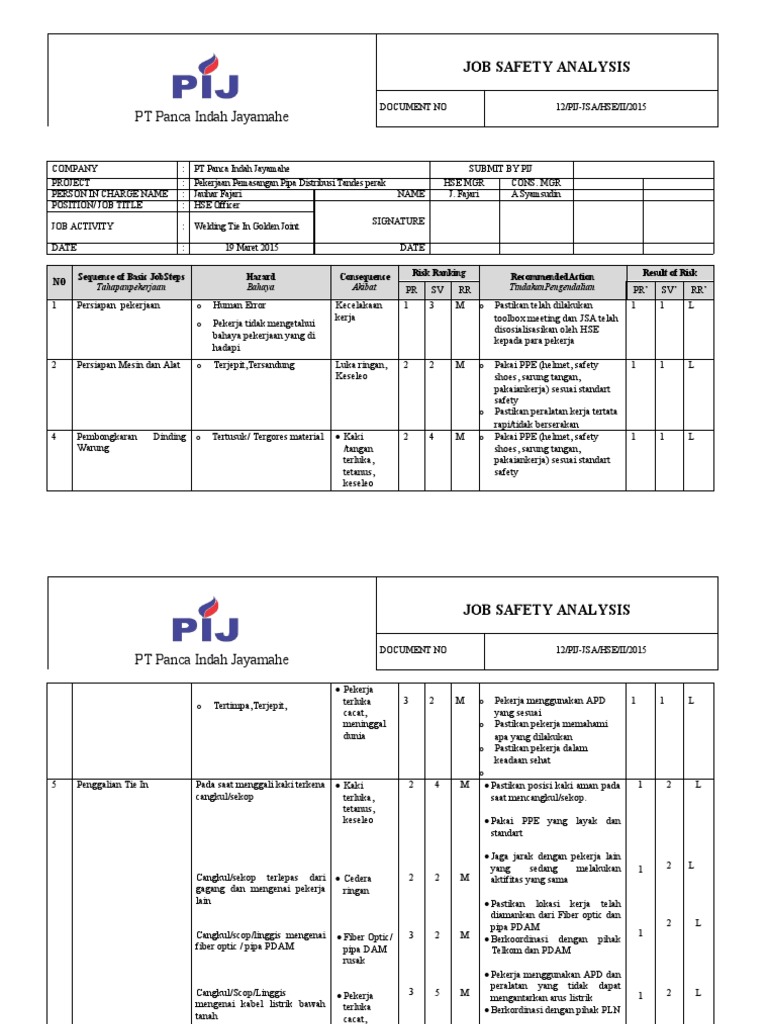 12 PIJ JSA Welding Golden Joint | PDF