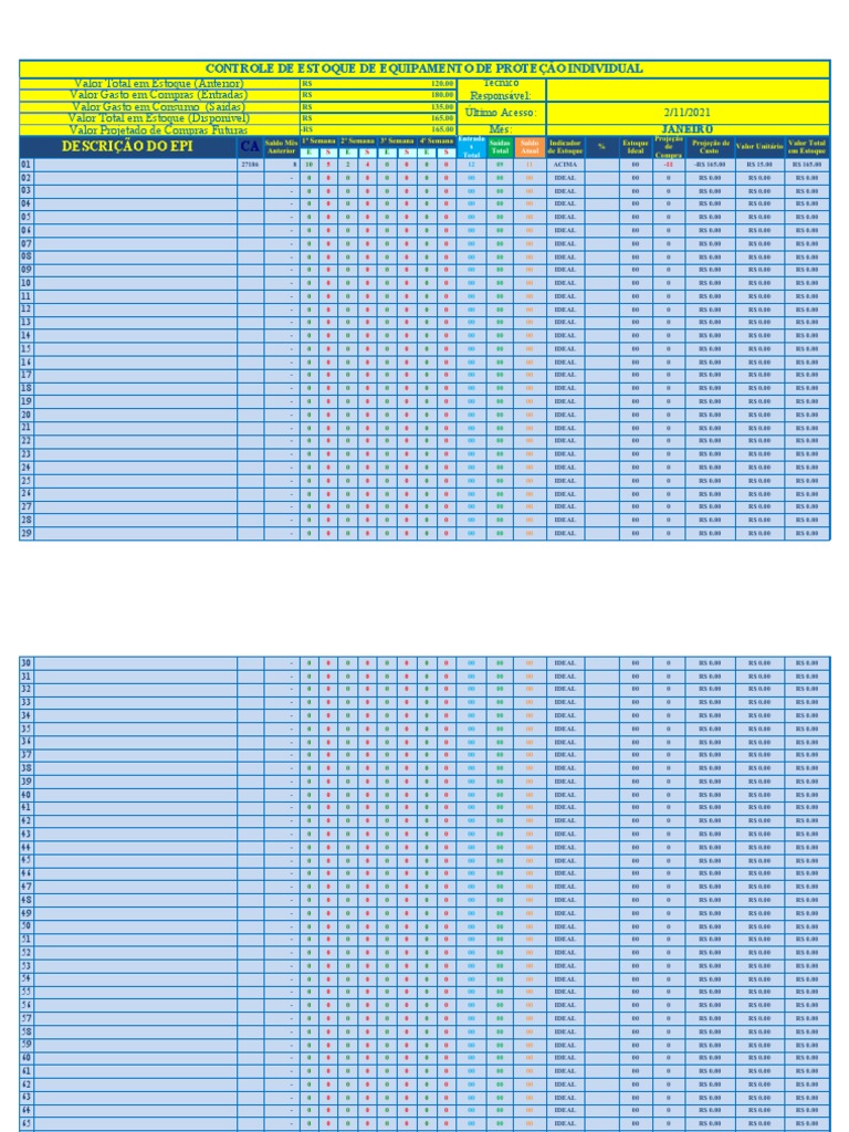 1485257097Nova+Planilha+de+Controle+de+Estoque+de+EPIs+ +Prometal+EPIs