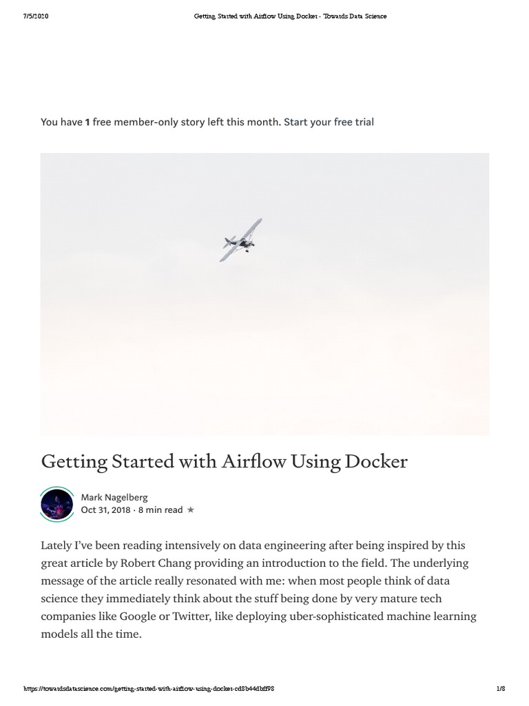 Getting Started With Airflow Using Docker - Towards Data Science | PDF ...