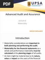 ISA 320: Understanding Audit Materiality | PDF | Audit | Economies
