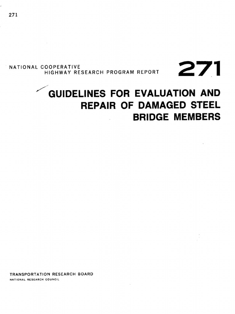 Guidelines For Evaluation and Repair | PDF | Fracture | Strength Of ...