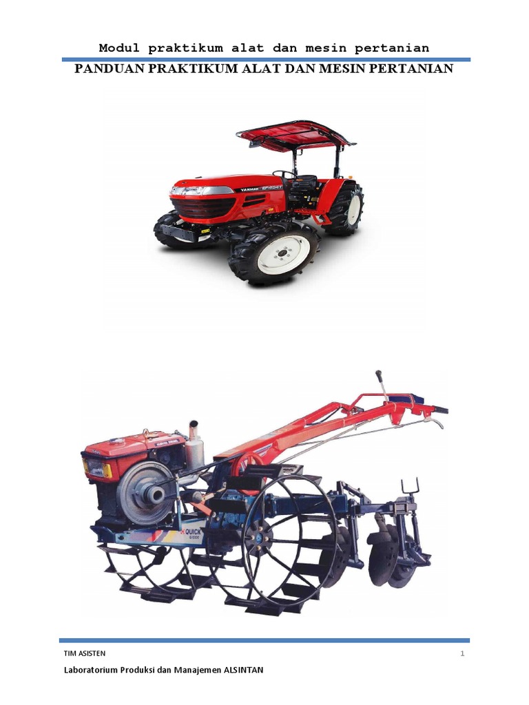 Modul Alsintan Baruuuu-1 | PDF