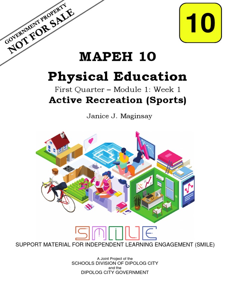 Mapeh 10 Physical Education: Active Recreation (Sports) | PDF ...