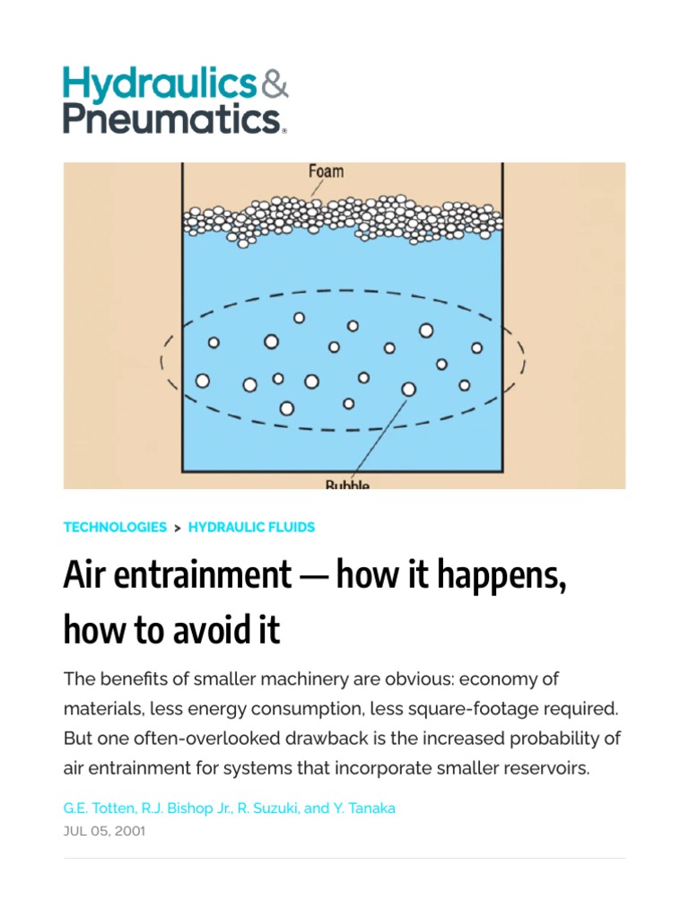 Causes and Solutions for Hydraulic Bubbles | PDF | Foam | Building ...