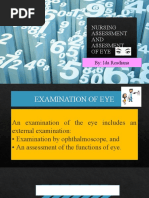 Comprehensive Eye Assessment Guide | PDF | Visual Acuity | Human Eye