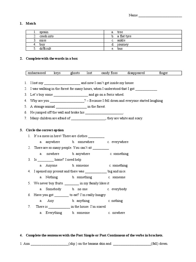 Full Blast 2 Unit 3 | PDF