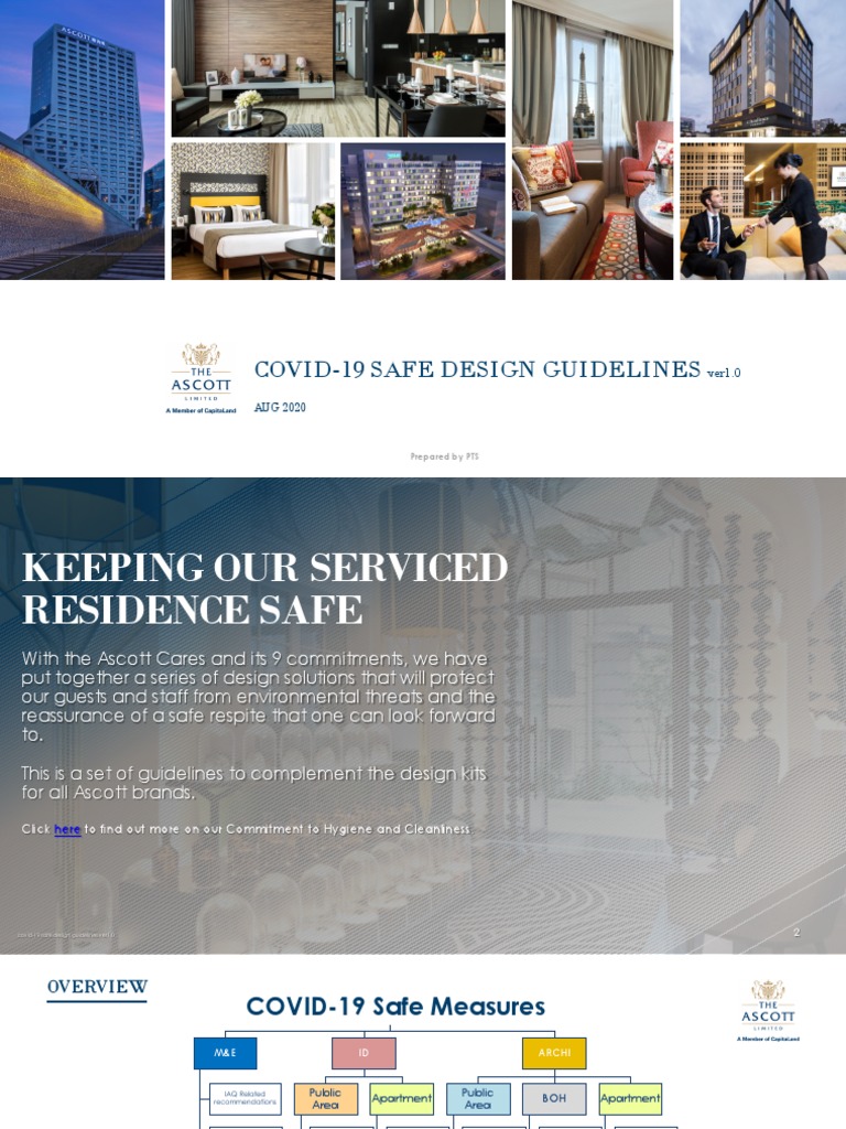Ascott - Pts Covid-19 Safe Design Guidelines Ver1.0 | Download Free PDF ...