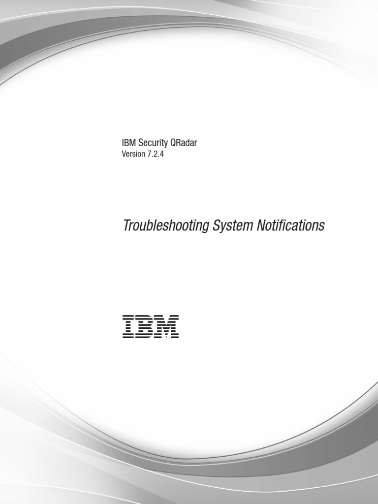Troubleshooting System Notifications: Ibm Security Qradar | PDF | Backup | Computer Data Storage