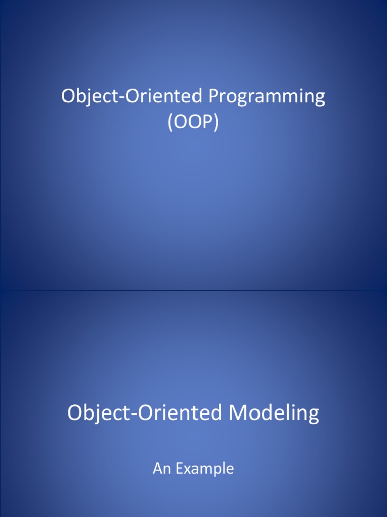 Object-Oriented Programming (OOP) | PDF | Shape | Object Oriented ...