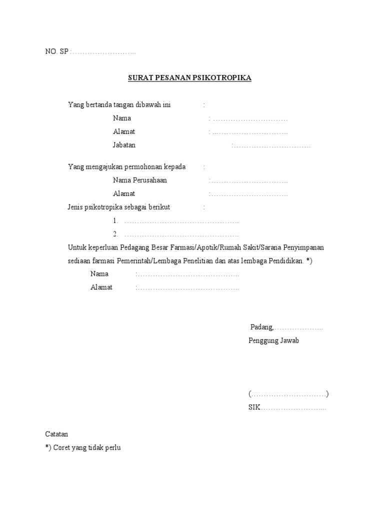 SP Psikotropika | PDF | Hukum