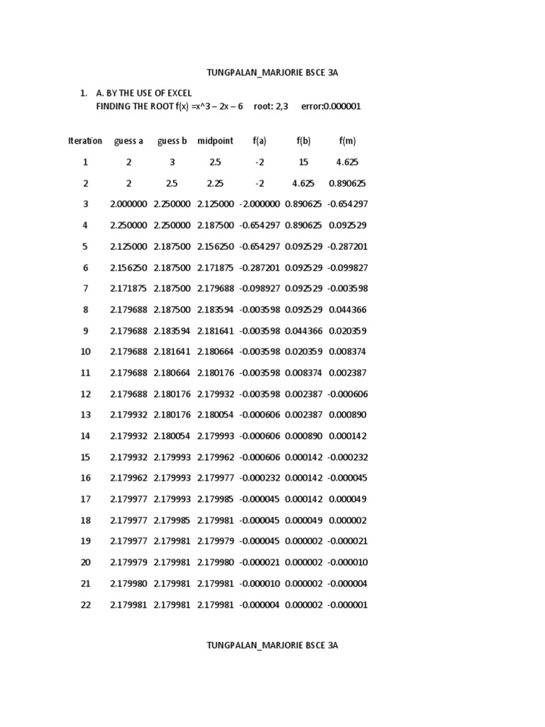 BISECTION | PDF | Teaching Methods & Materials
