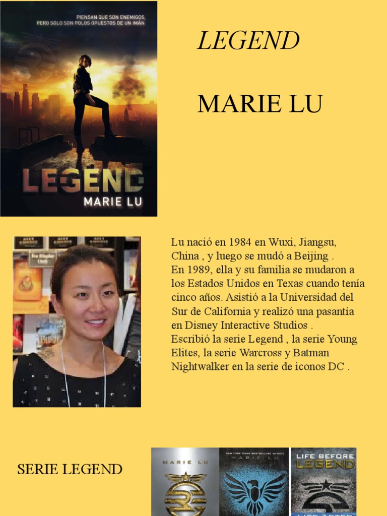 Resumen de la serie Legend de Marie Lu | PDF | Libros para adolescentes