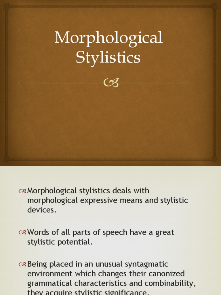Stylistics Lecture 3 | PDF | Poetry | Noun