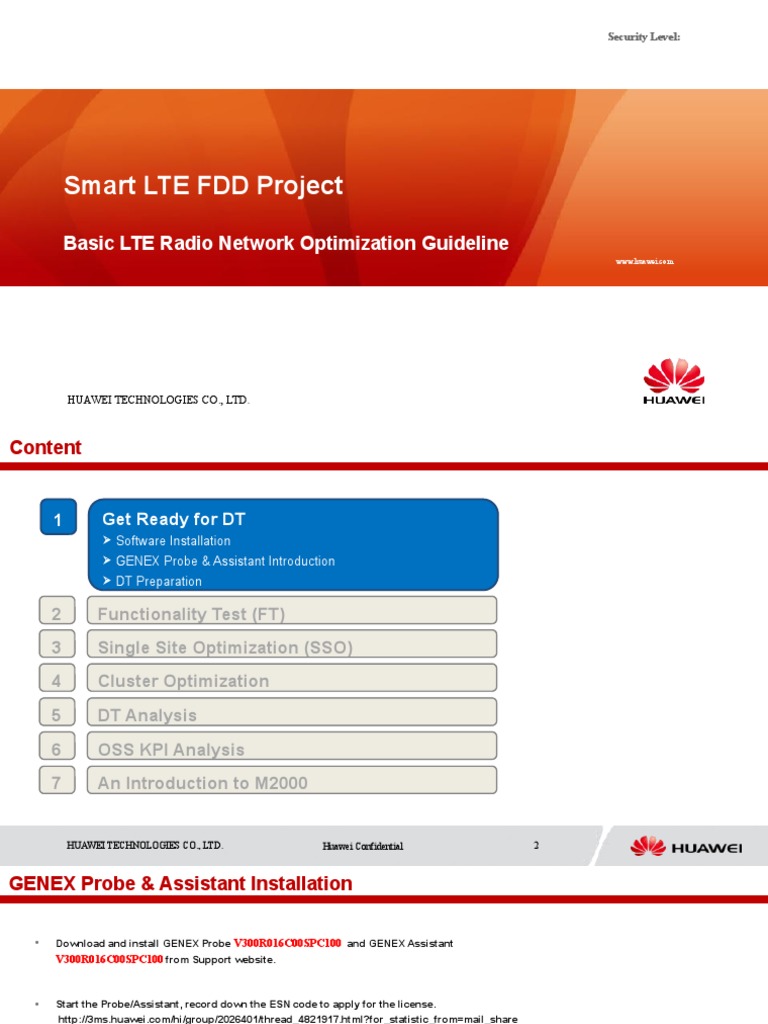 LTE Network Optimization Guide | PDF | File Transfer Protocol | Lte (Telecommunication)