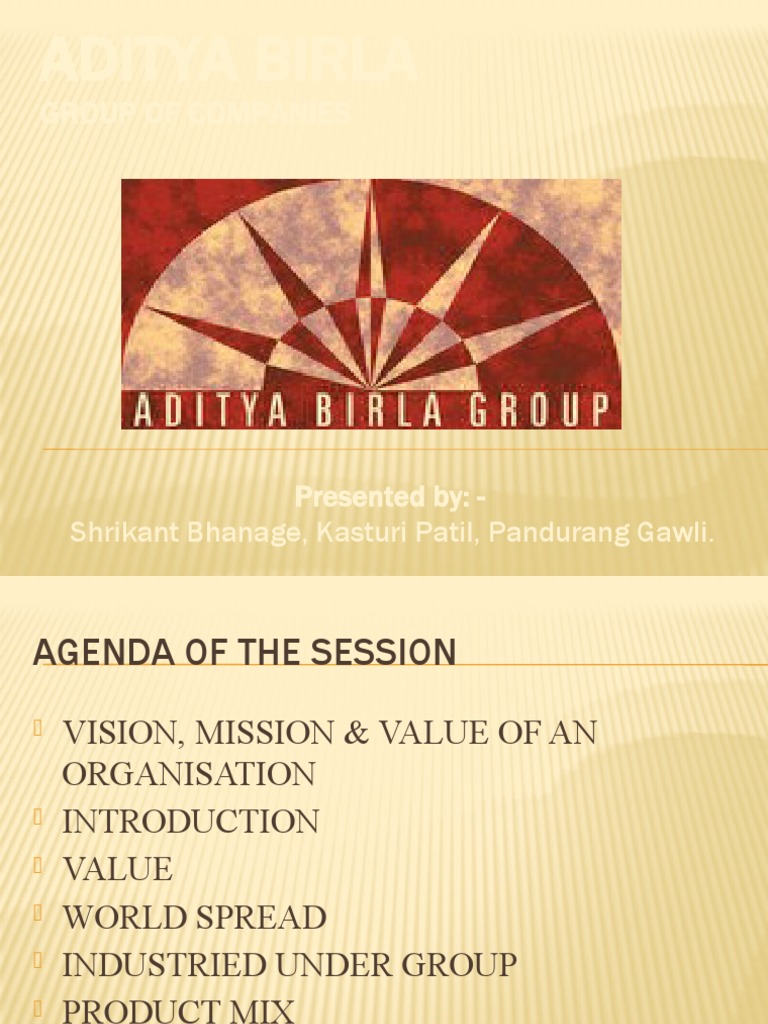 Aditya Birla Group Overview and Values | PDF | Economy Of India | Materials