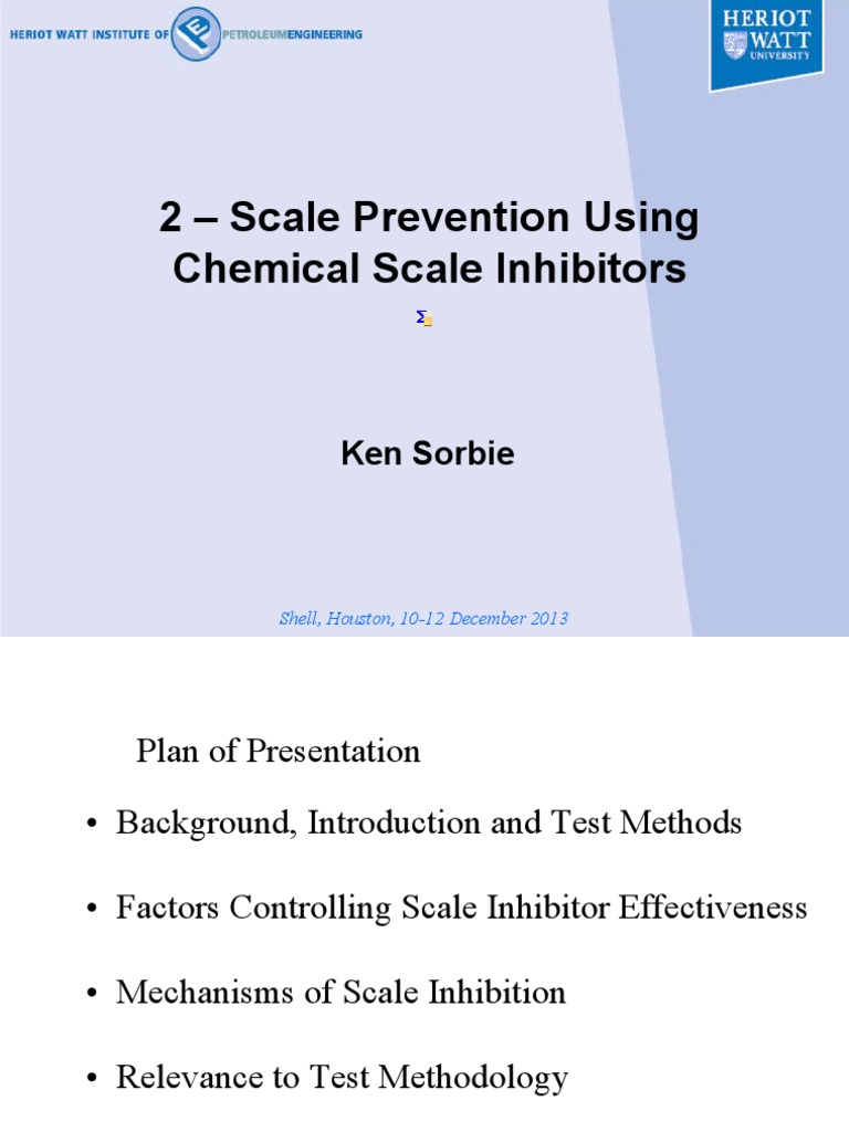 Magnesium Scaling Inhibition Methods | PDF | Acid Dissociation Constant ...