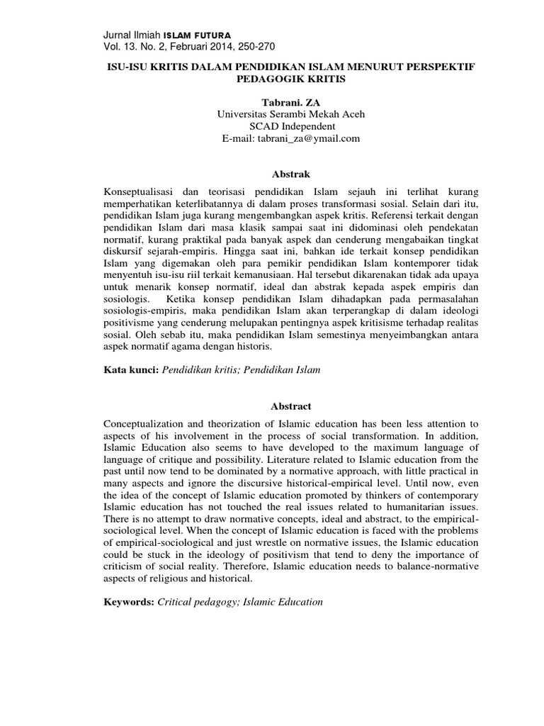 Pedagogik Kritis | PDF