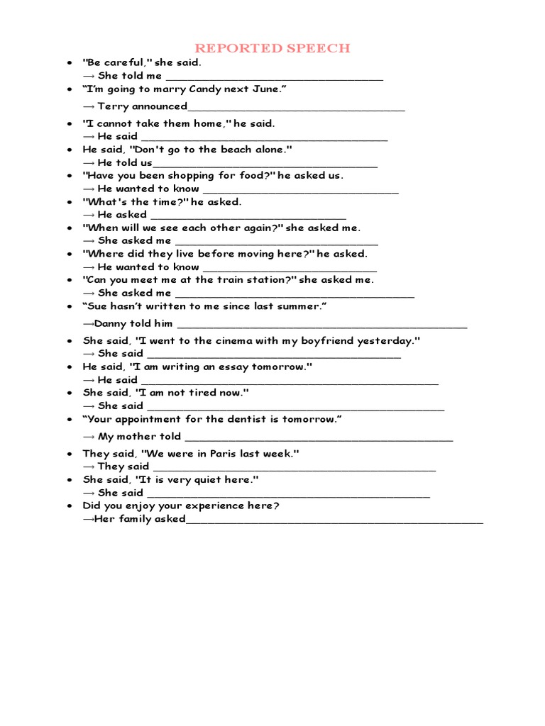 Reported Speech | PDF | Mystery, Thriller & Crime Fiction