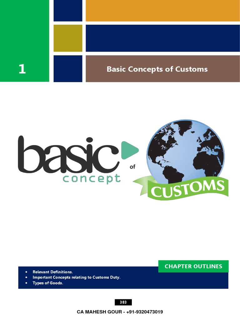 Overview of Customs Act 1962 | PDF | Territorial Waters | Customs
