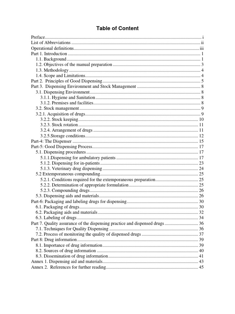 Good Dispensing Manual New 2 | PDF | Medical Prescription | Pharmacist