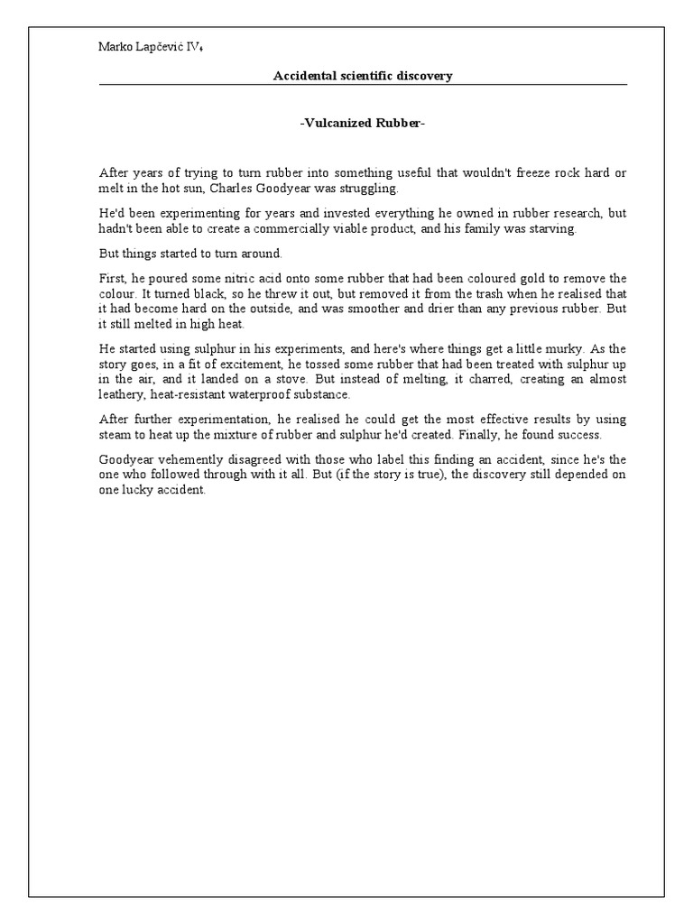 Accidental Scientific Discovery | PDF | Home & Garden