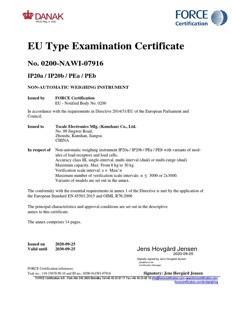 0200-NAWI-07916 - TScale - IP20 | PDF