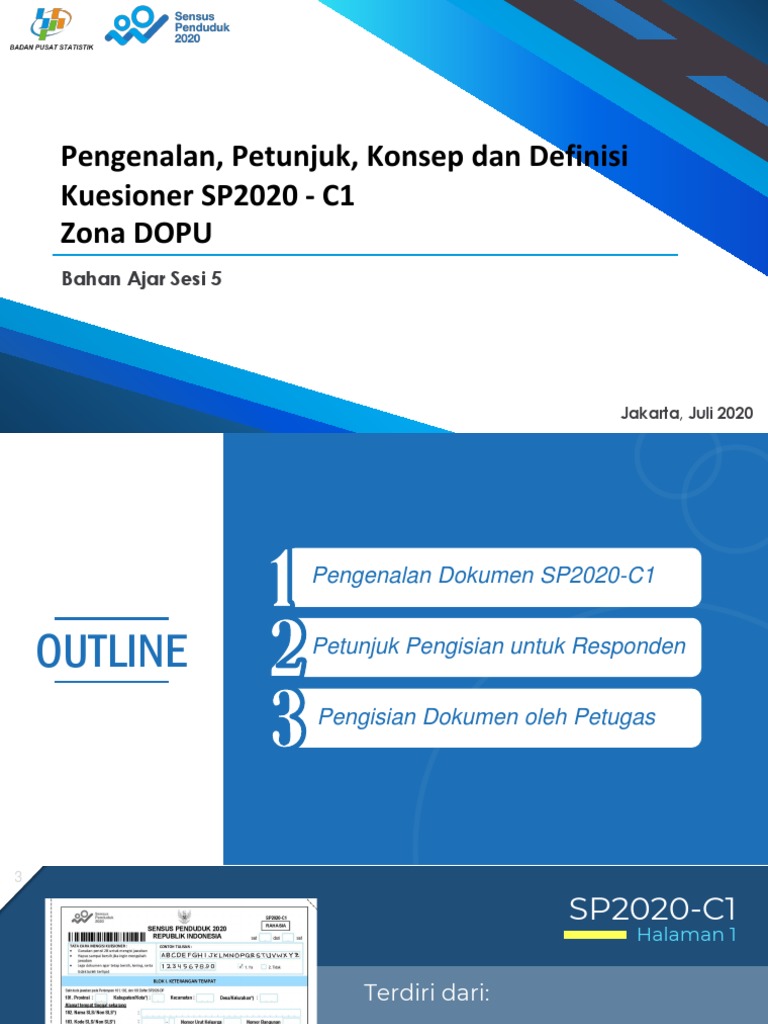 Sesi 5 - Tahap 7 DOPU Dan Pengisian C1 - Zona 1 DOPU (20200805 - 07.07) | PDF