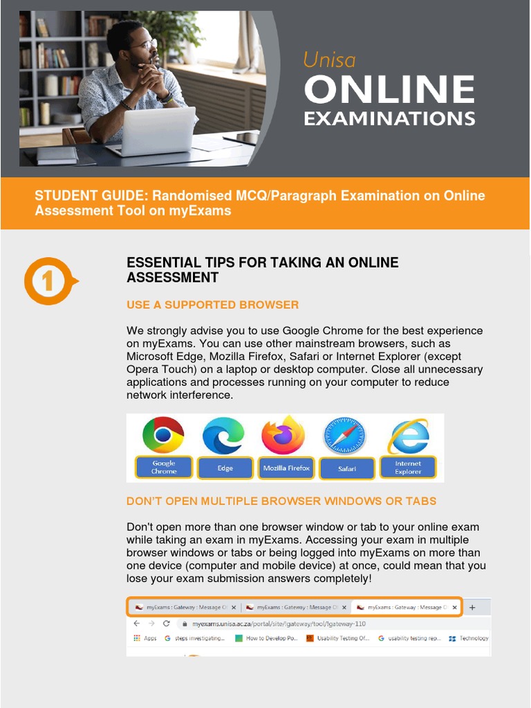 Student Help Guide Randomised MCQ Paragraphs Myexams | PDF | Safari (Web Browser) | Tablet Computer