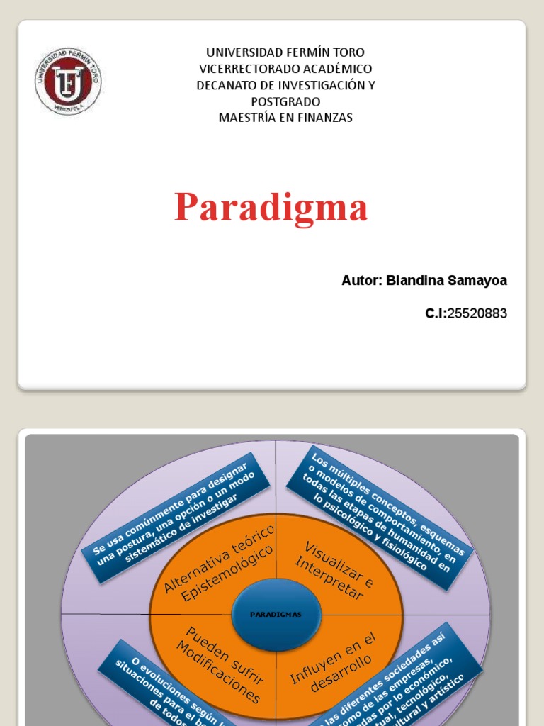 Paradigma | PDF | Paradigma | Teoría