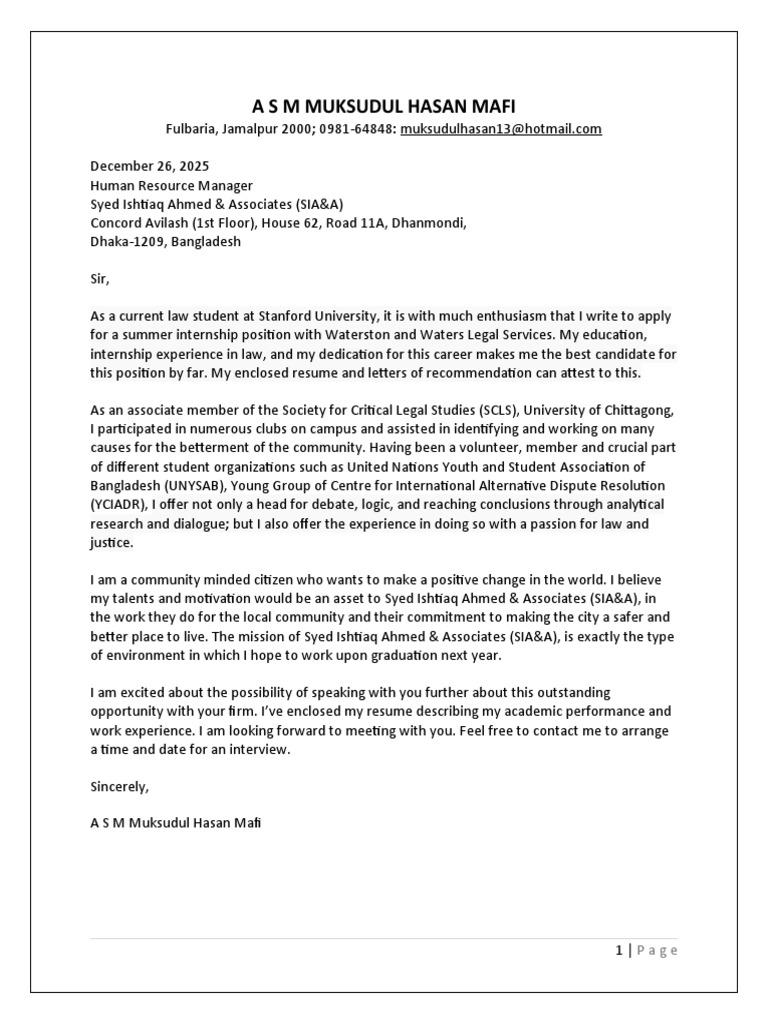 A S M Muksudul Hasan Mafi | PDF | Bangladesh | University