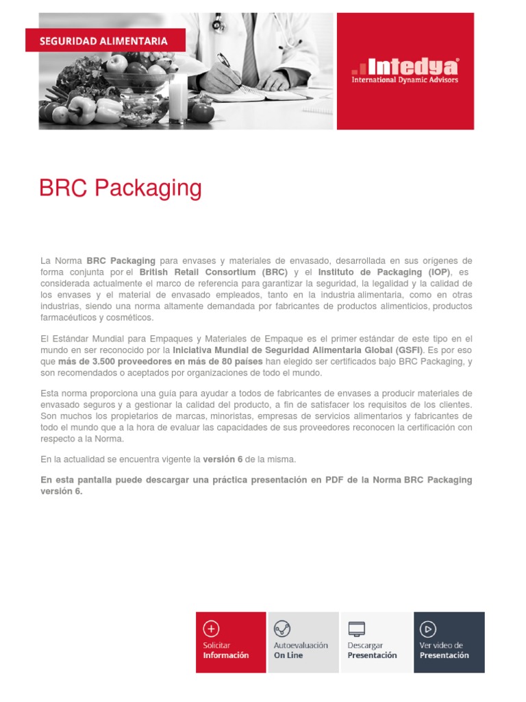 Presentacion Brc-Packaging | PDF | Seguridad alimenticia | Calidad ...