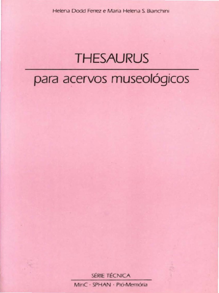 Thesaurus 1 | PDF | Museologia | Museu