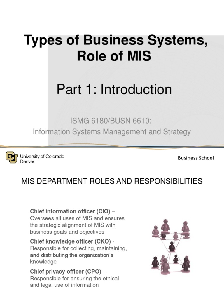 121-Types of Business Systems, Role of IT | PDF | Performance Indicator ...