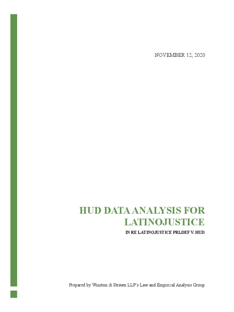 HUD Data Analysis | PDF | Race And Ethnicity In The United States ...