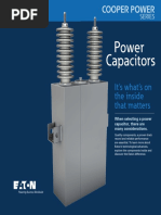 Cooper Power Capacitors | PDF | Capacitor | Fuse (Electrical)