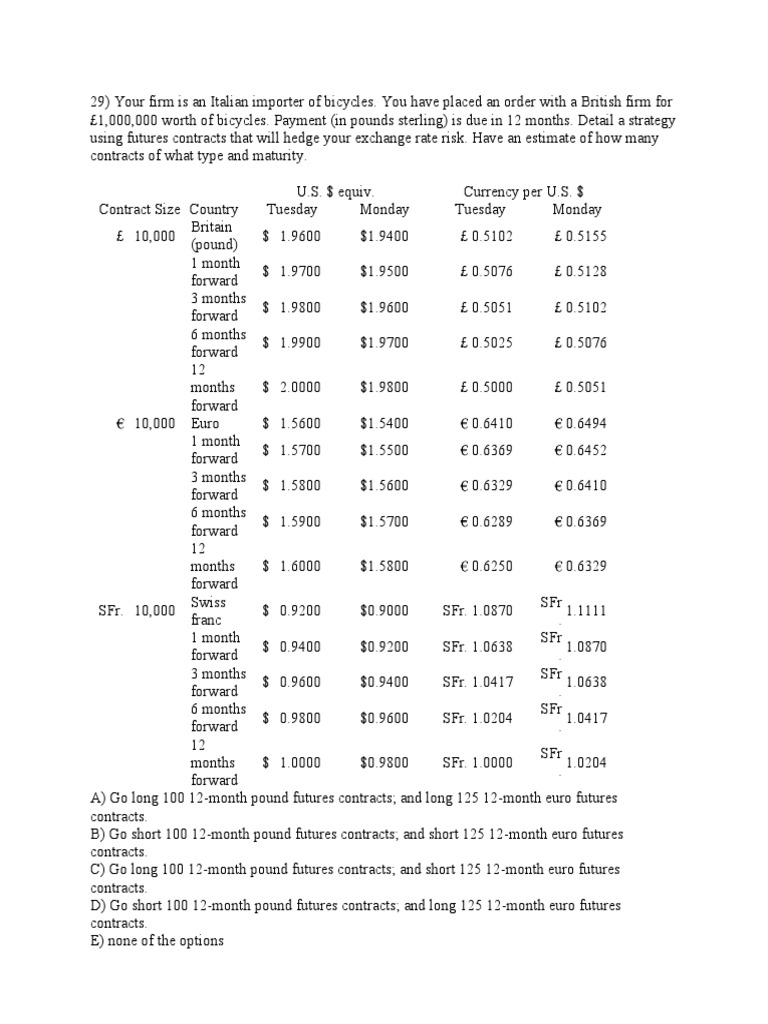 55555555 | PDF | Swiss Franc | Futures Contract