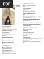 Proust Questionnaire | PDF