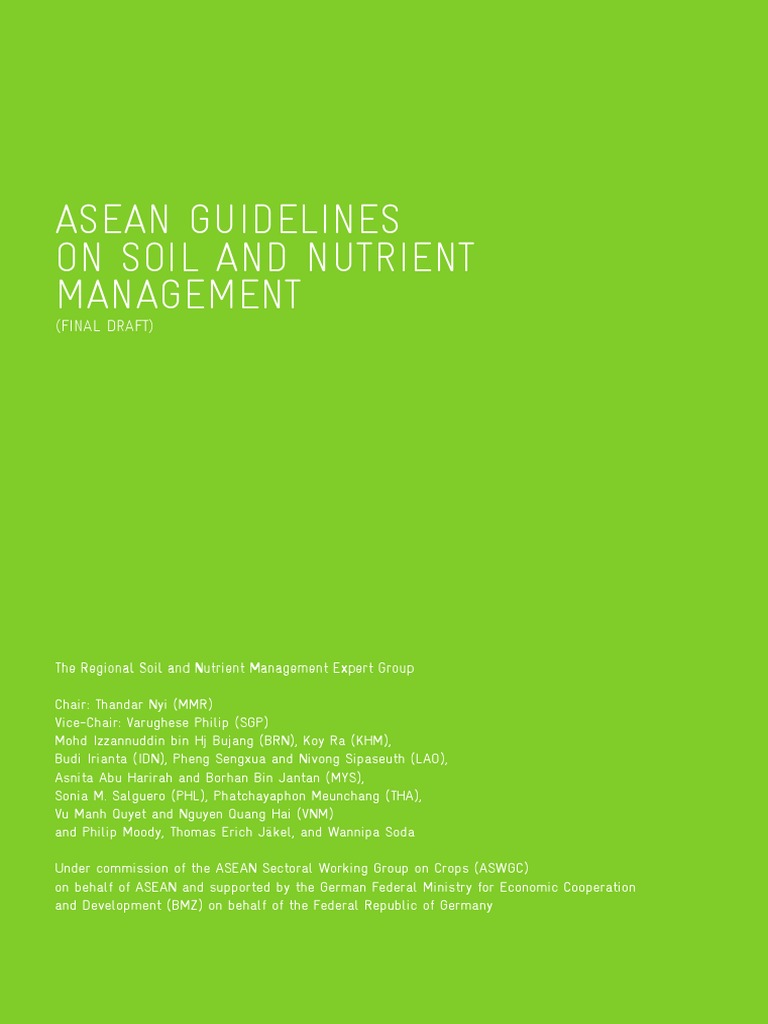 ASEAN Soil Nutrient Guidelines | PDF | Soil | Agriculture