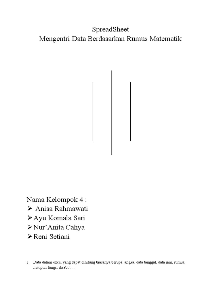 Spread Sheet | PDF | Komputer