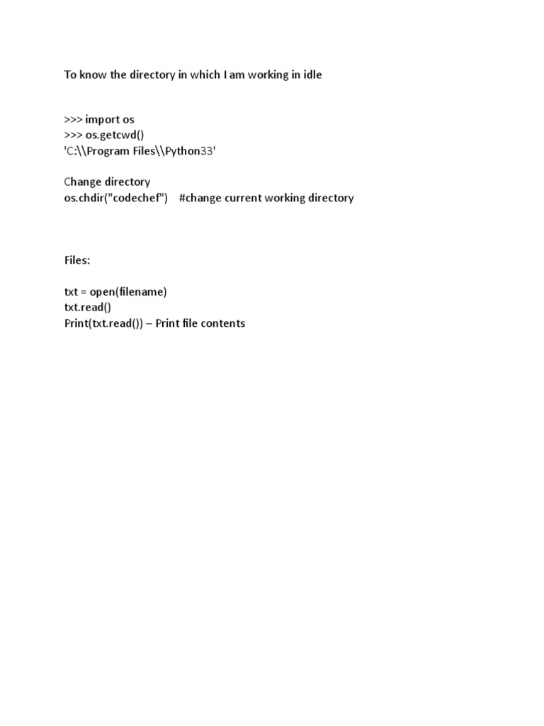 Python Quick Reference | PDF