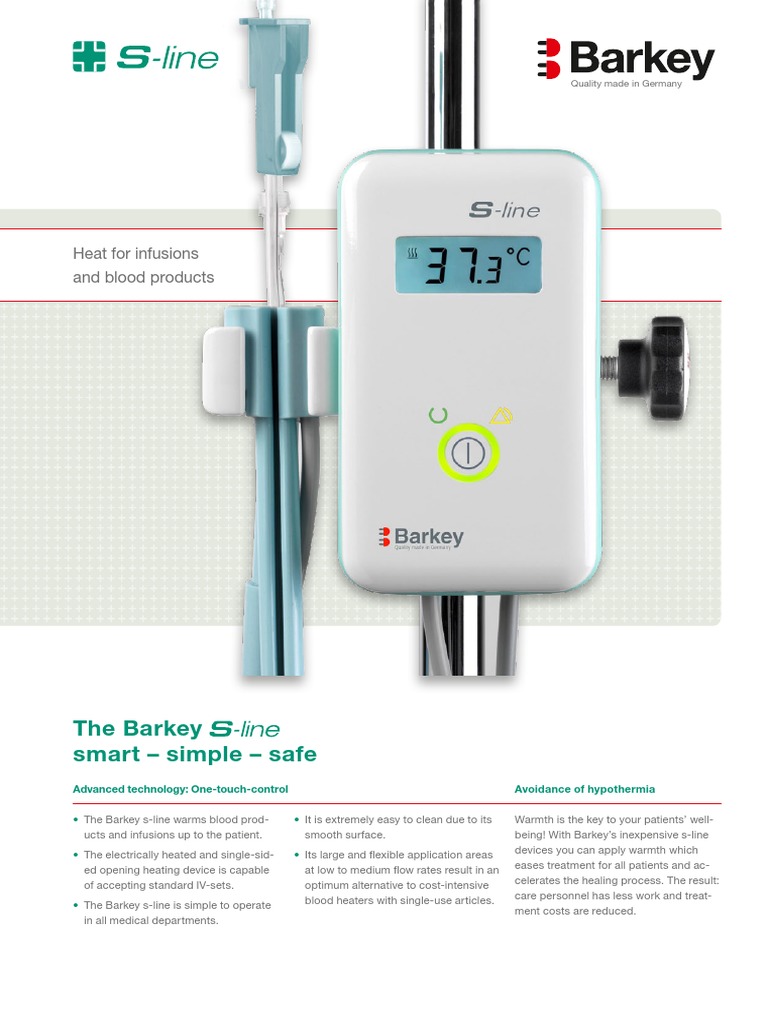 The Barkey Smart - Simple - Safe: Heat For Infusions and Blood Products ...