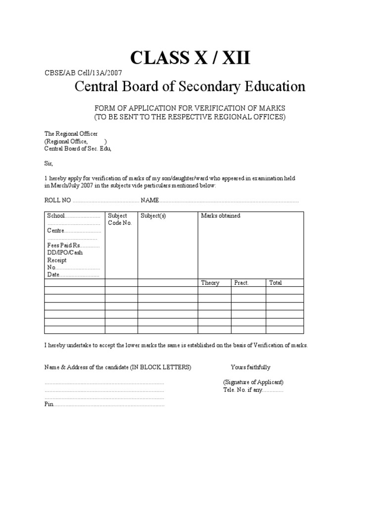 Class X / Xii: Central Board of Secondary Education | PDF | Common Law ...