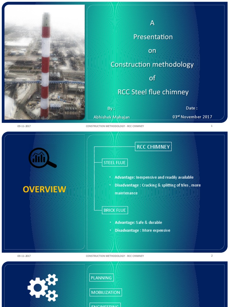 A Presentation On Construction Methodology of RCC Steel Flue Chimney ...