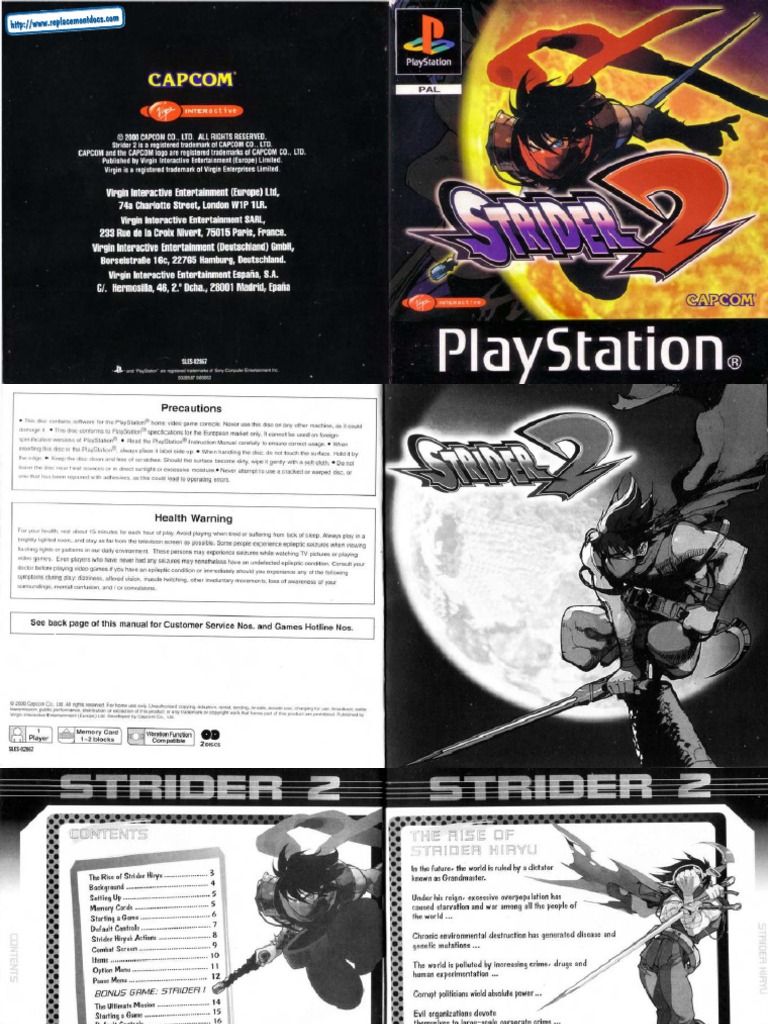 Strider 2 - Manual - PSX | PDF