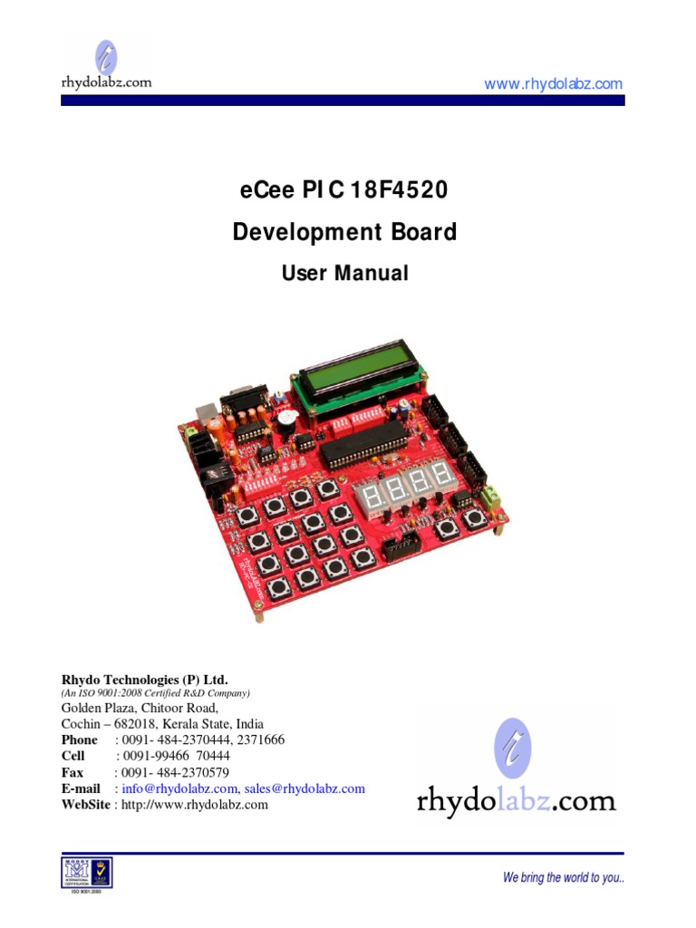 Ecee PIC 18F4520 - Users Manual | PDF | Analog To Digital Converter ...