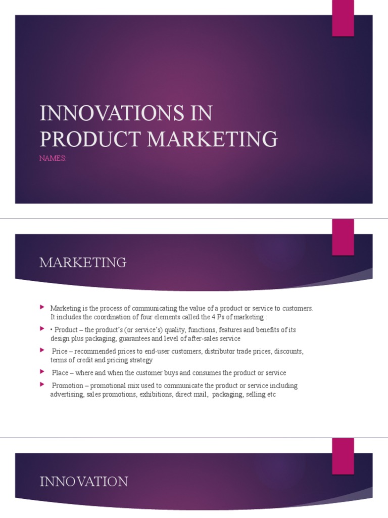 Innovations in Product Marketing | Download Free PDF | Starbucks ...