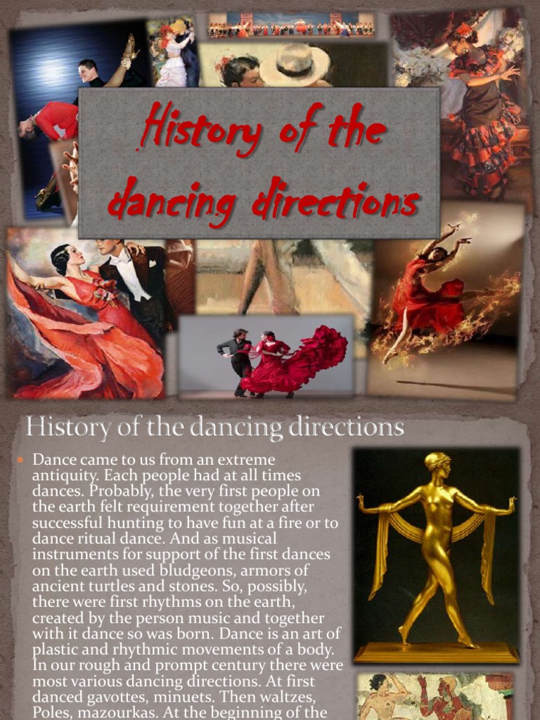 History of The Dancing Directions | PDF | Ballroom Dance | Dances